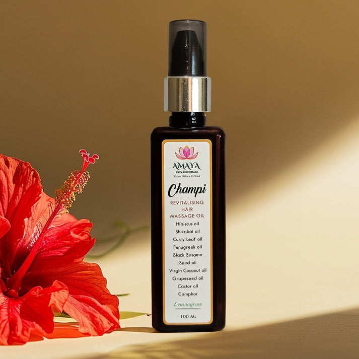 Champi Revitalising Hair Massage Oil – Amaya Skin Essentials